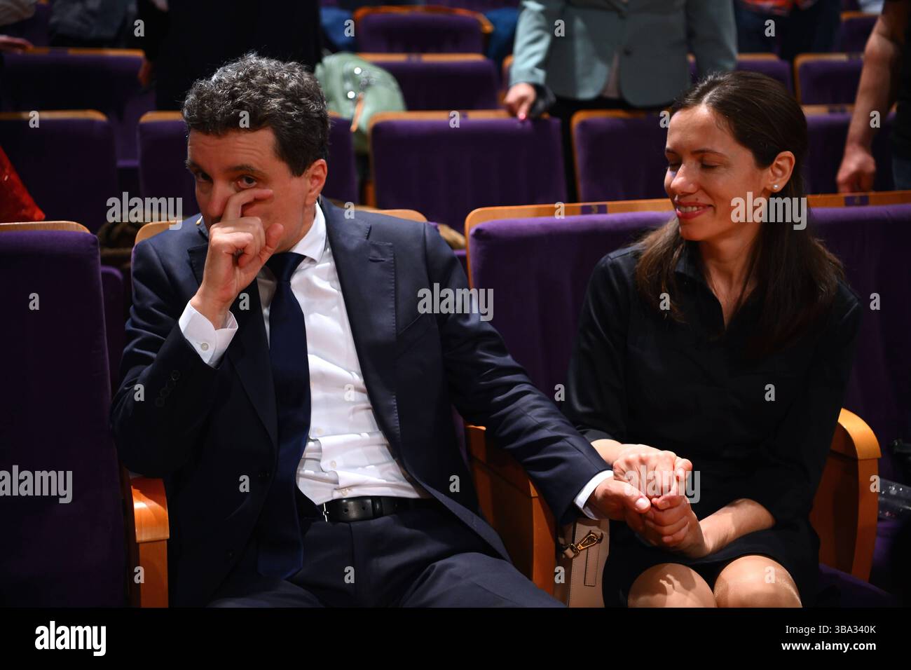 ROMANIA-POLITICS-VOTE-DEBATE Leader of the far-right Alliance for the ...