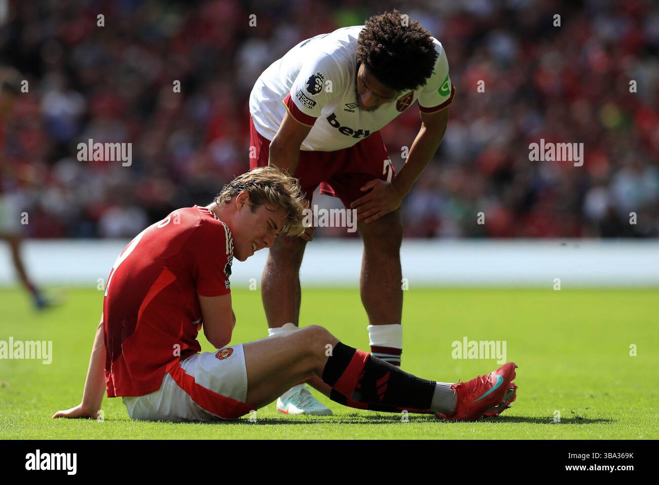 Old Trafford, Manchester, UK. 11th May, 2025. Premier League Football, Manchester United versus ...