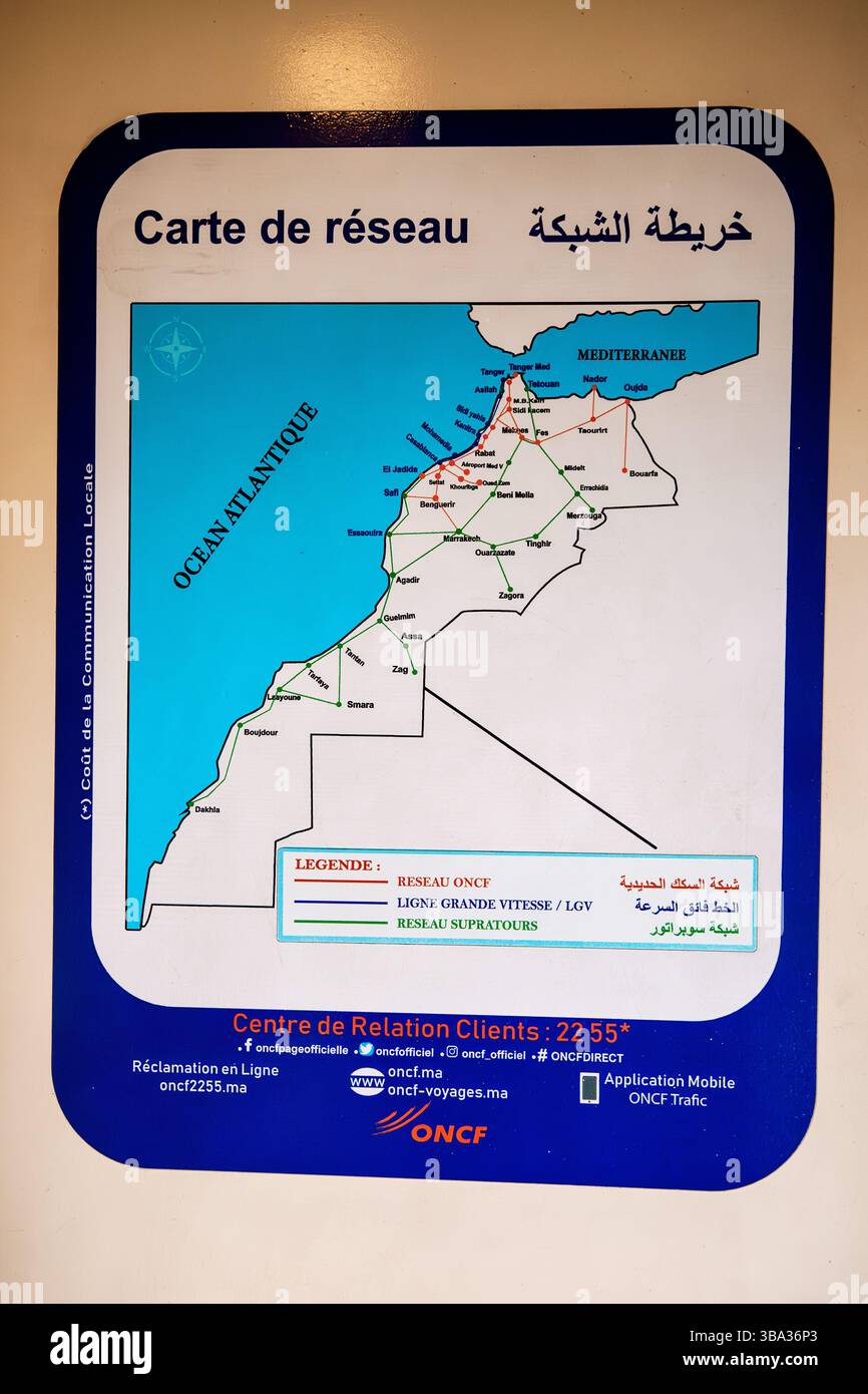 Railway map of africa hi-res stock photography and images - Alamy