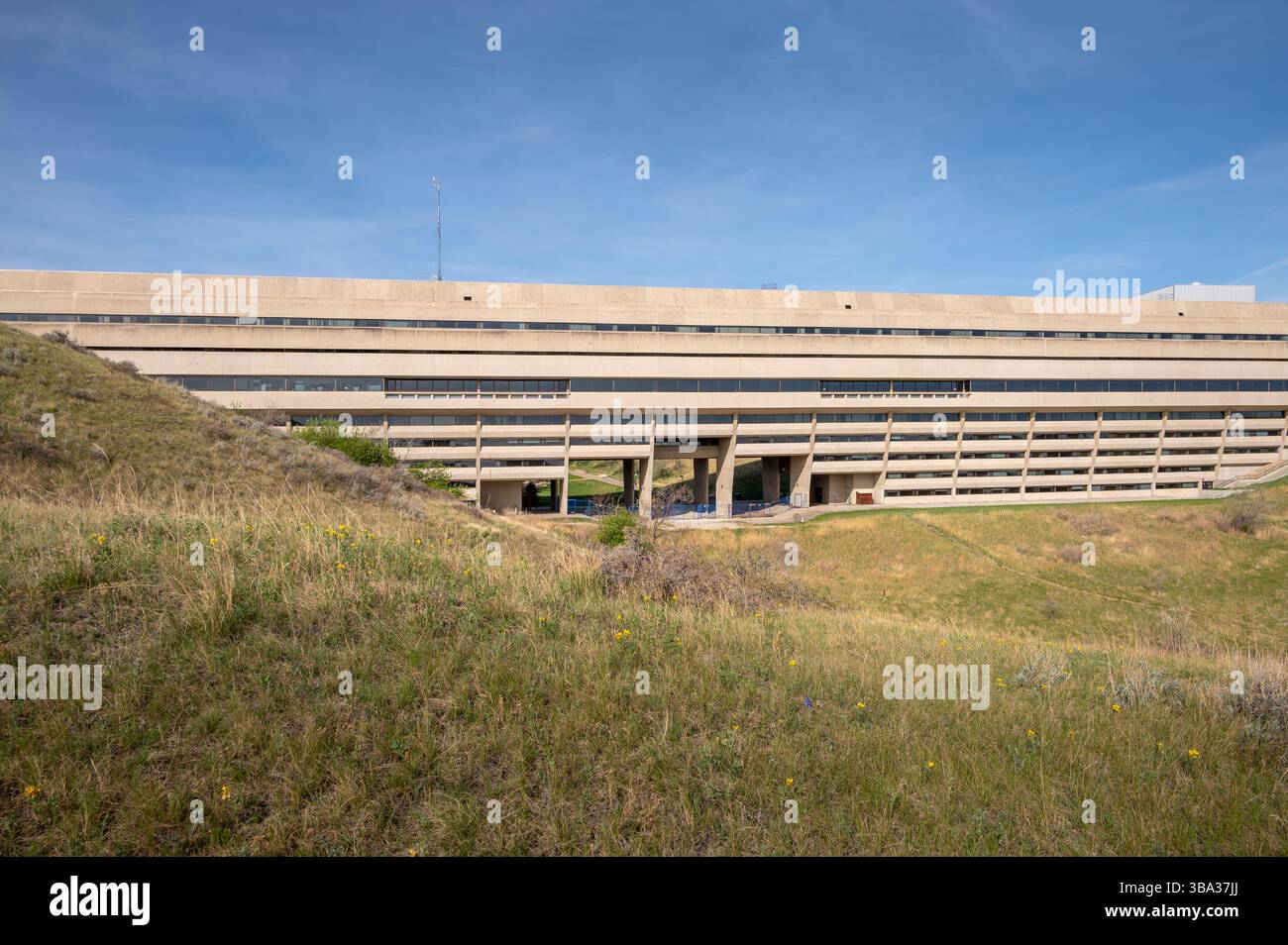Lethbridge, Alberta - May 10, 2025: Exterior of the University Hall ...