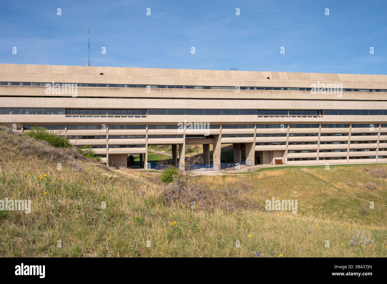 Lethbridge, Alberta - May 10, 2025: Exterior of the University Hall ...