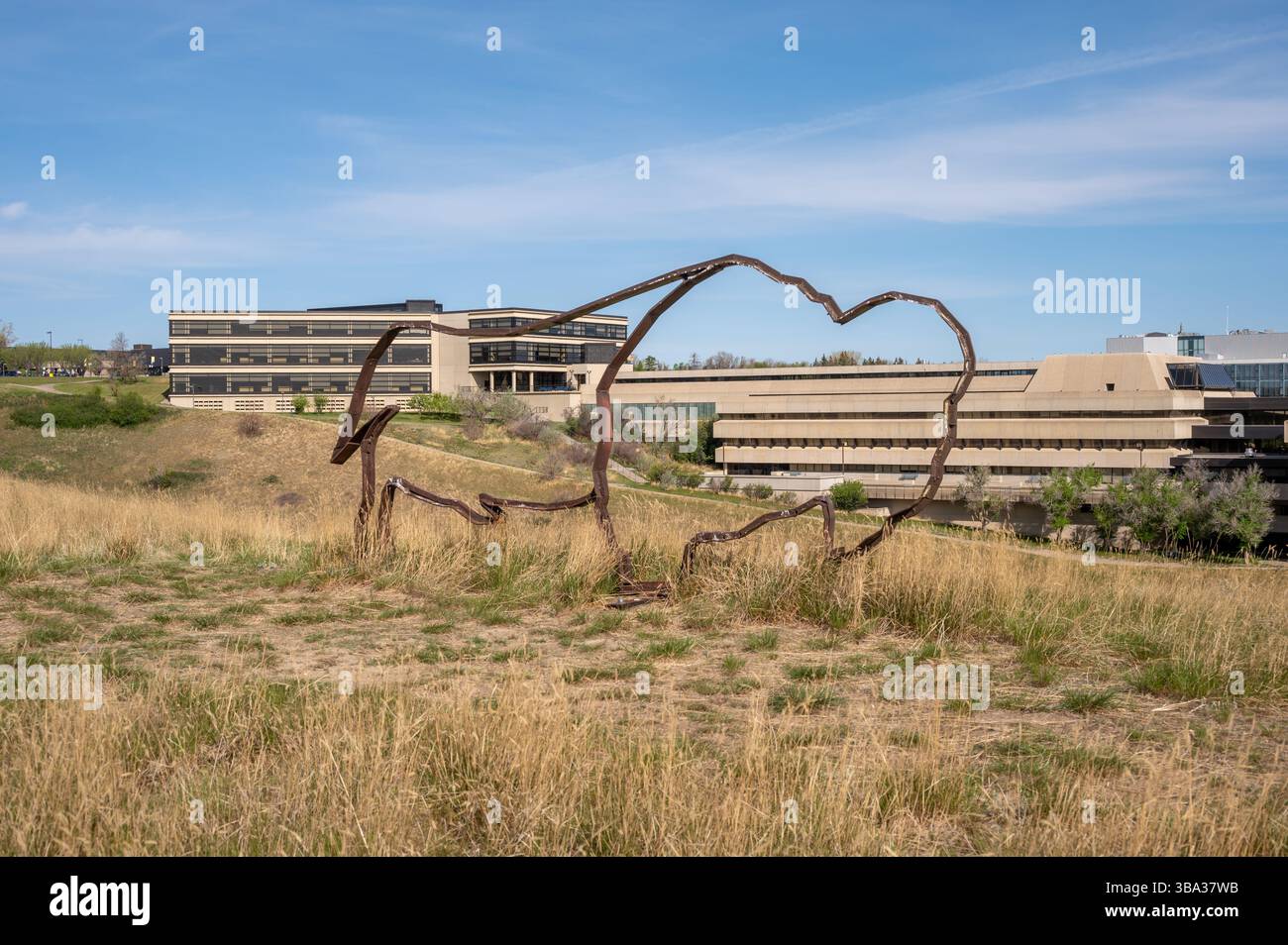 Lethbridge, Alberta - May 10, 2025: Exterior of the University Hall ...