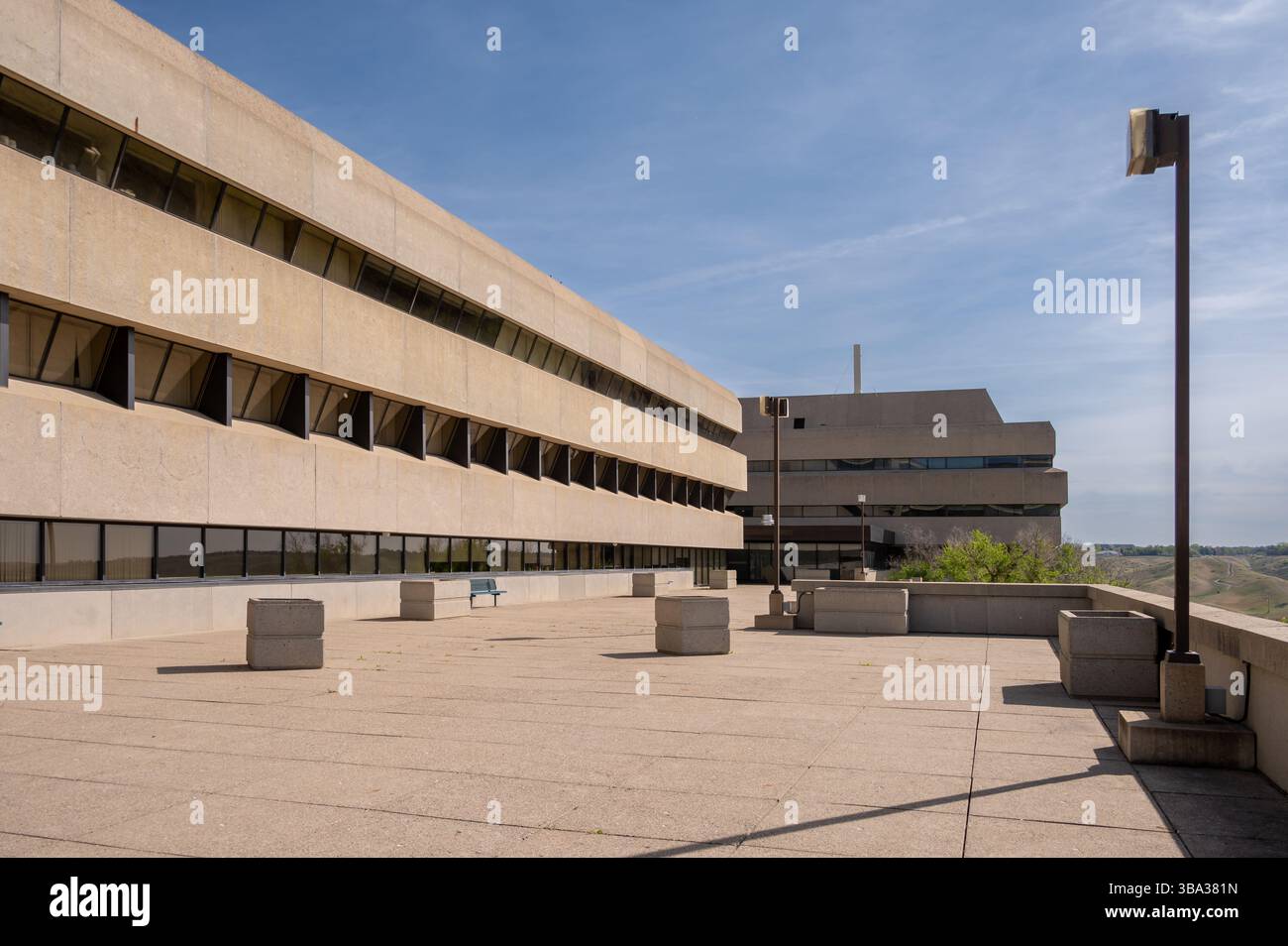 Lethbridge, Alberta - May 10, 2025: Exterior of the University Hall ...