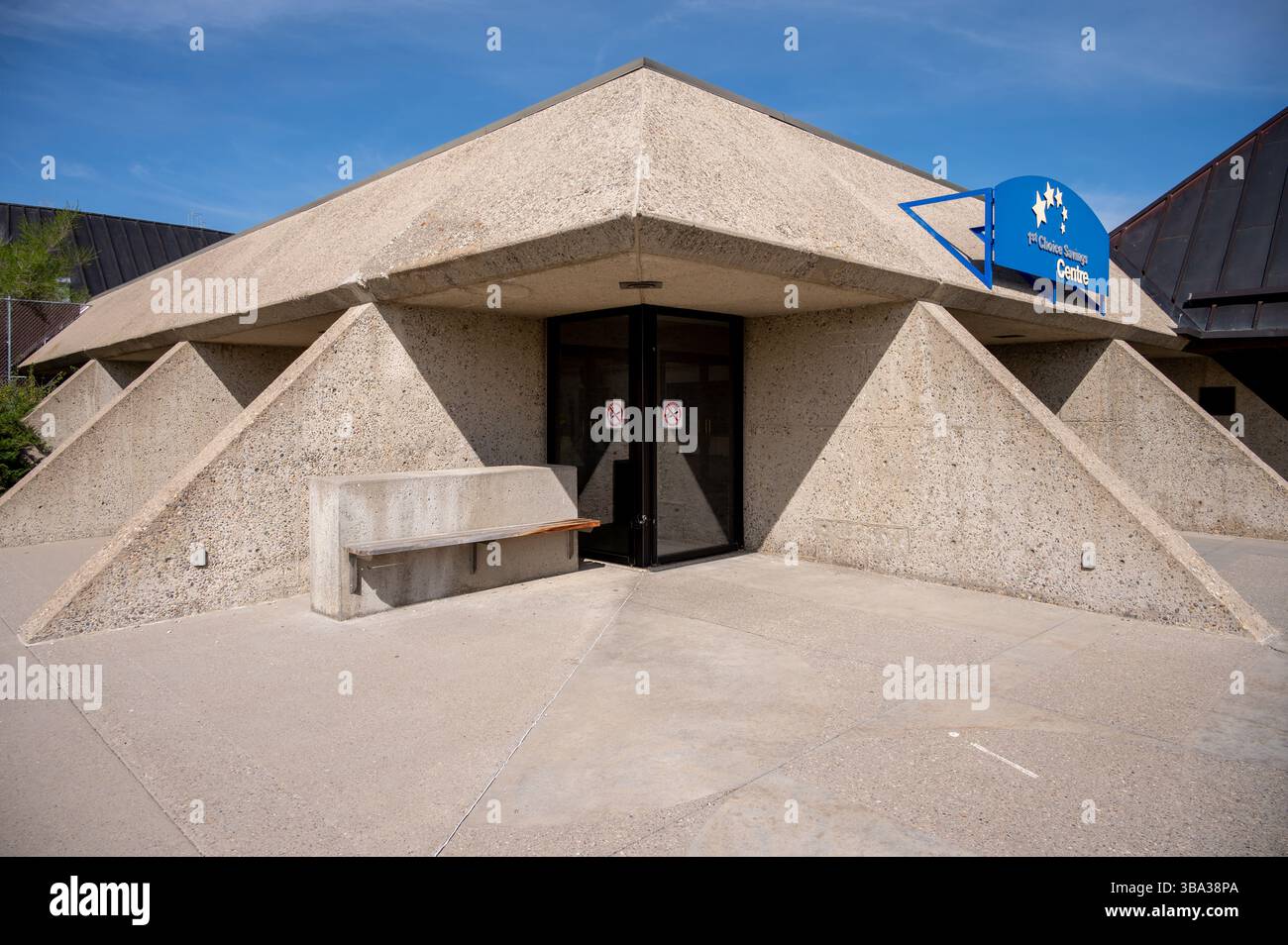 Lethbridge, Alberta - May 10, 2025: Exterior of the Student Union ...
