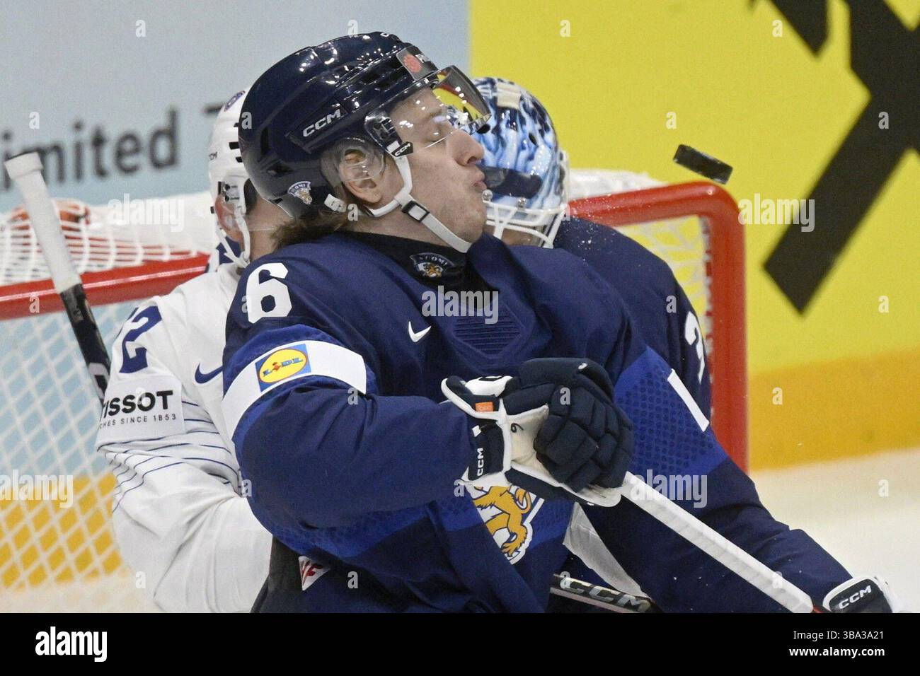 Stockholm, Sweden. 11th May, 2025. Jordann Perret (L) of France and ...