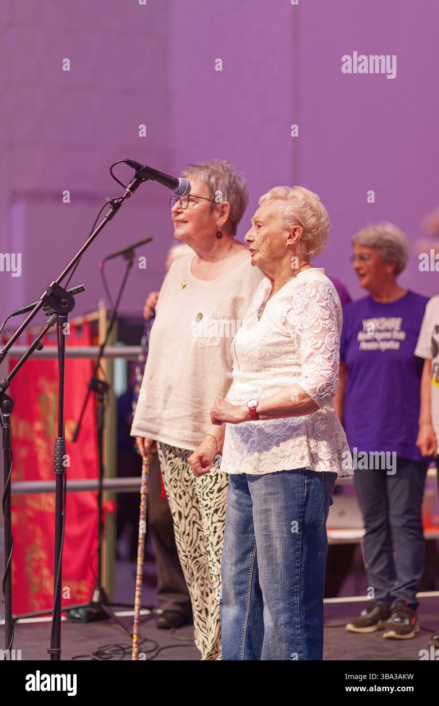 Wakefield, West Yorkshire, 10th May 2025, Heather Wood and Betty Cook ...