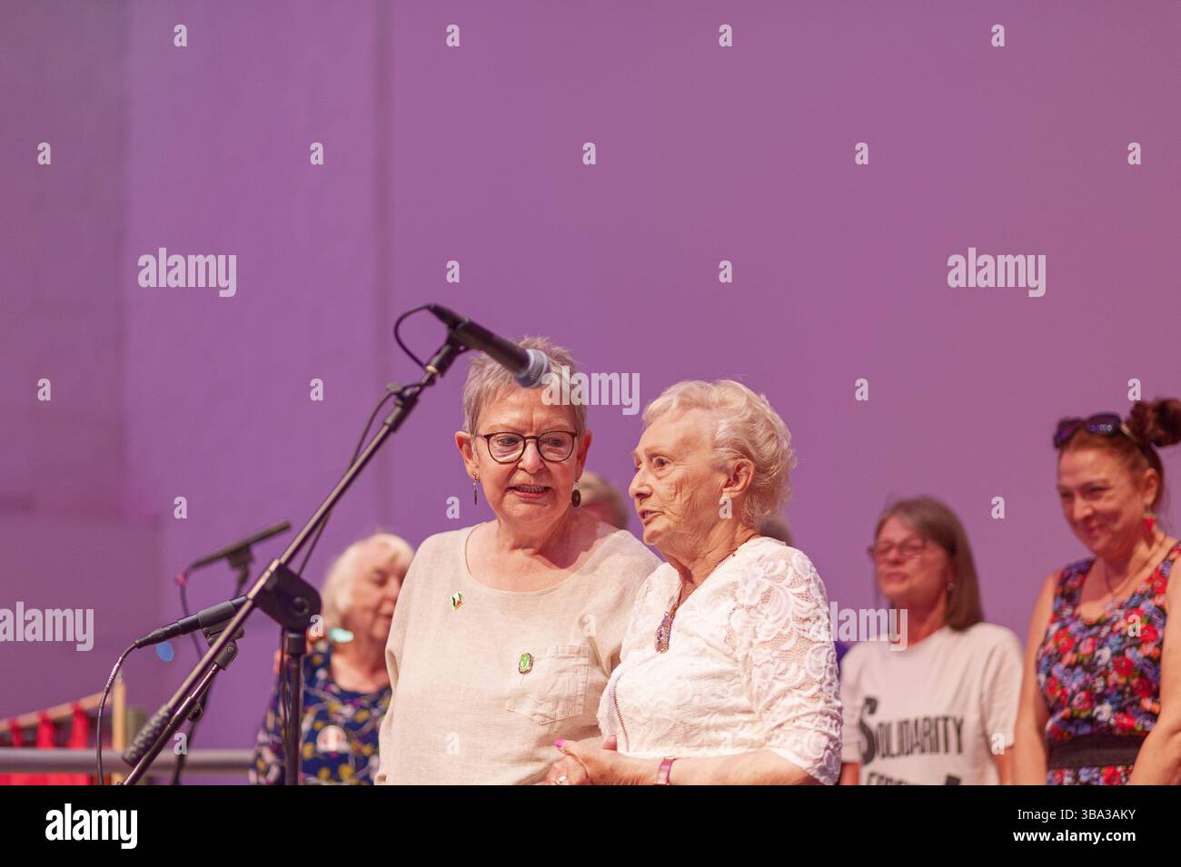Wakefield, West Yorkshire, 10th May 2025, Heather Wood and Betty Cook ...