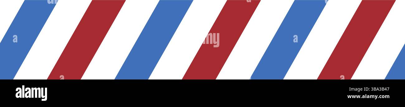 Simple blue white red diagonal stripes pattern - seamless from left to ...