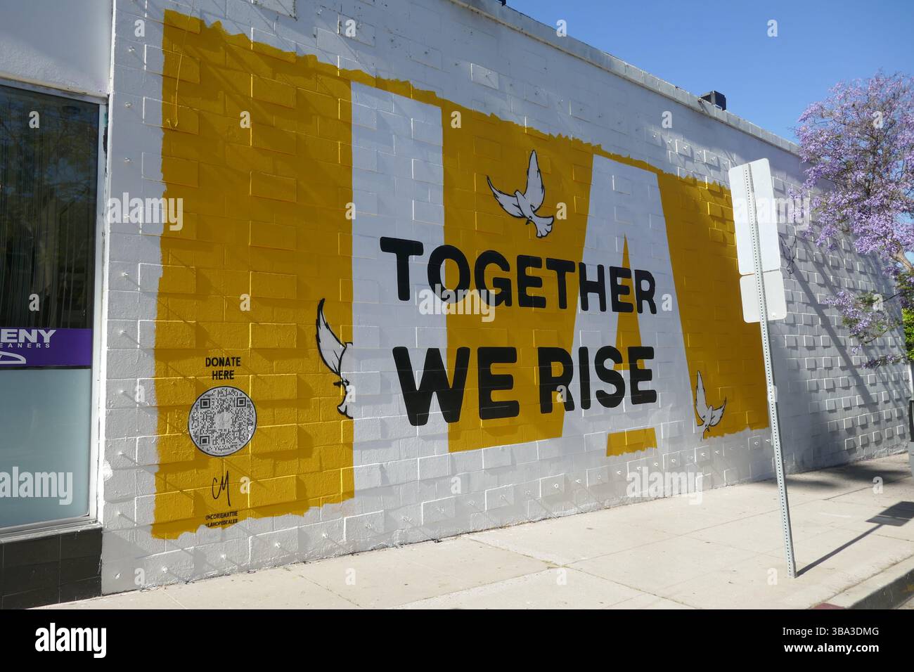 Los Angeles, California, USA 9th May 2025 Together We Rise Street Art ...