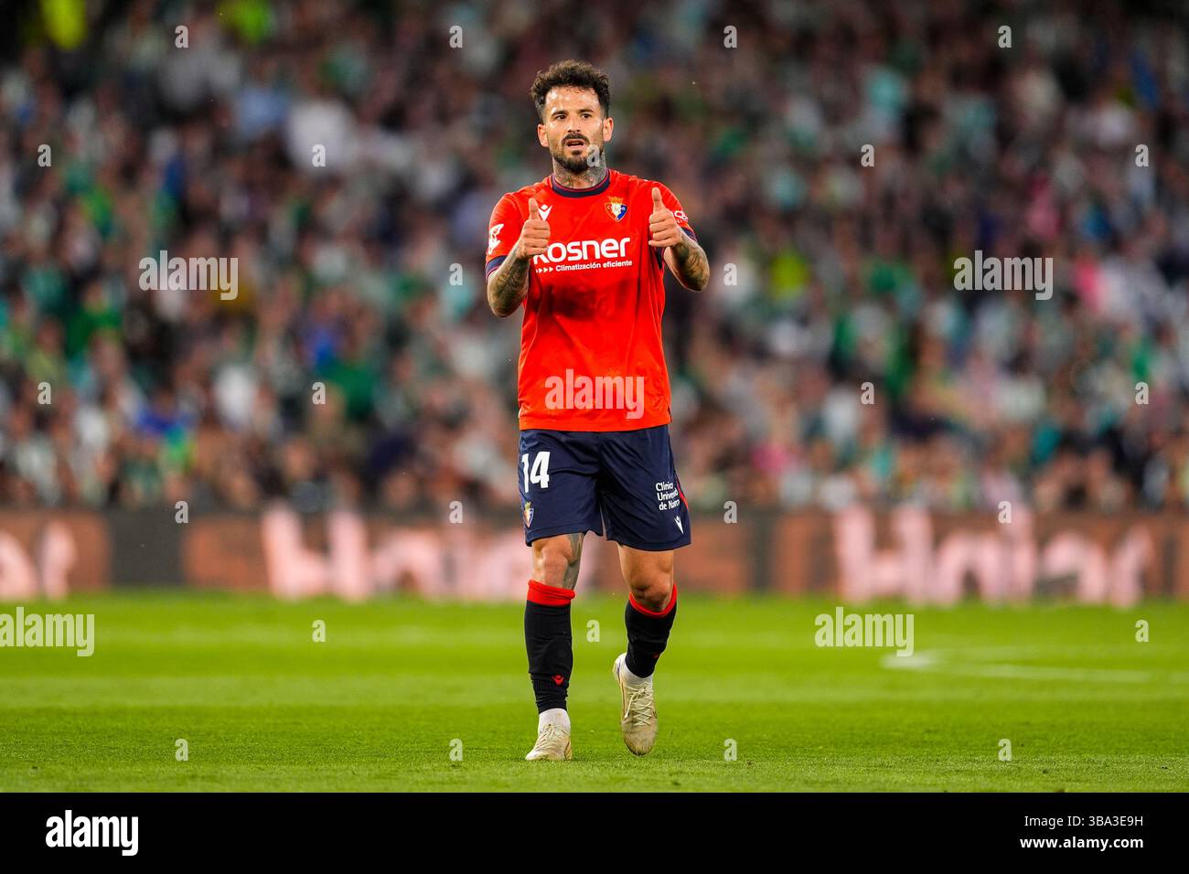 Ruben Garcia of CA Osasuna gestures during the Spanish league, LaLiga ...