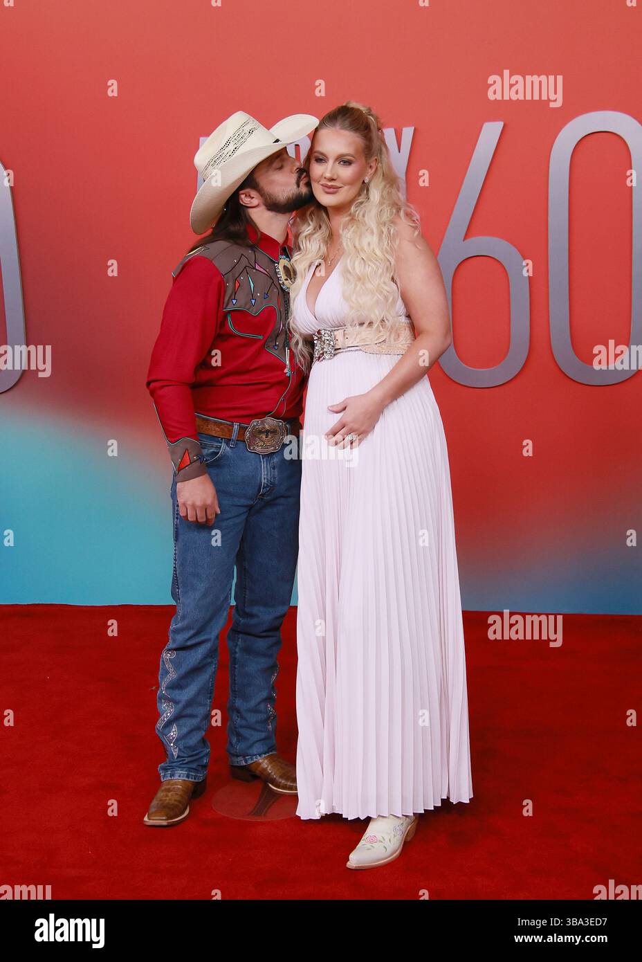 Frisco, United States. 08th May, 2025. Ian Munsick and Caroline Rudolph ...