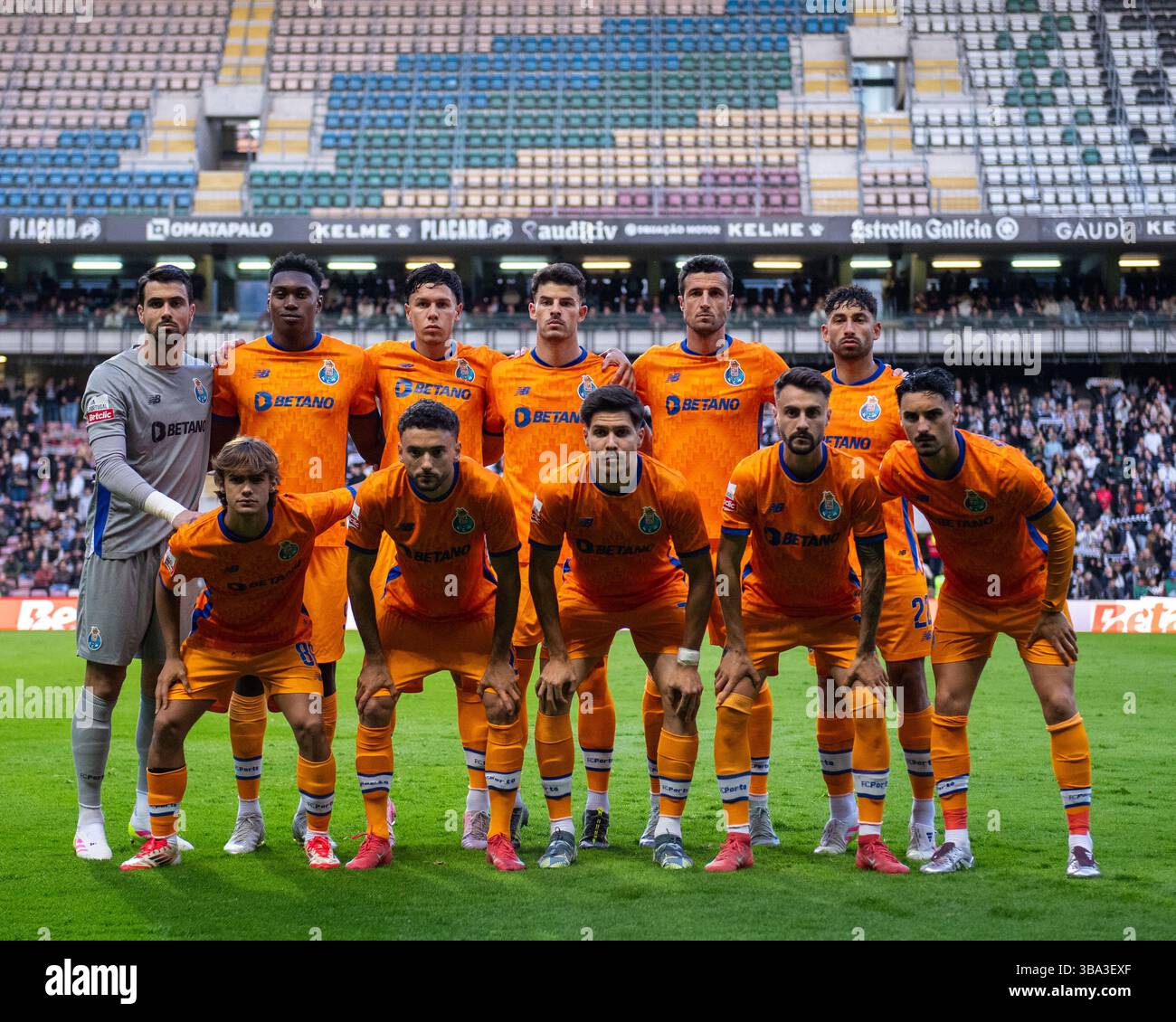 Porto, Guimaraes, Portugal. 11th May, 2025. FC Porto line up for the ...
