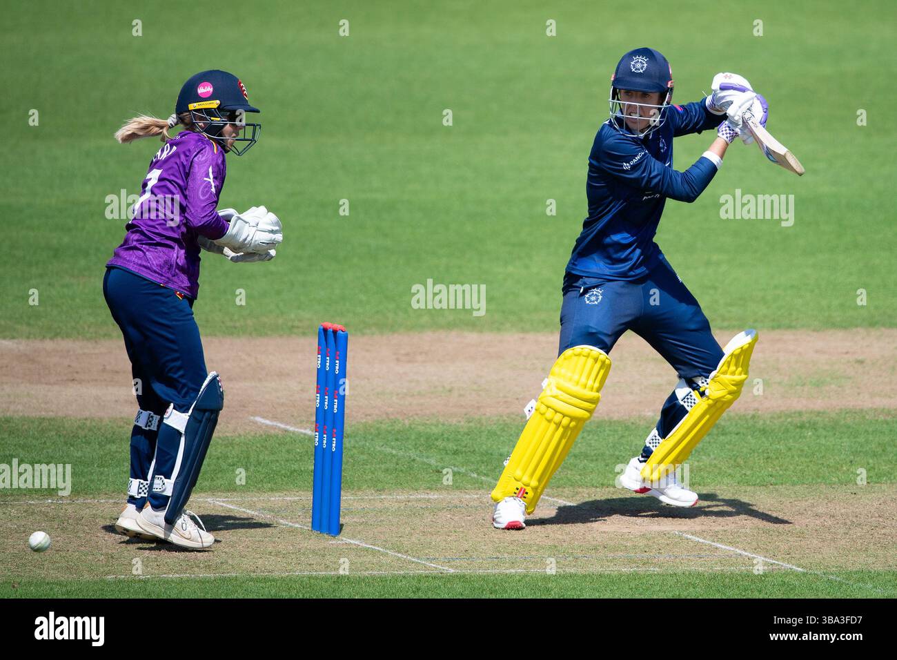 Southampton, UK, 11 May 2025. Georgia Adams of Hampshire batting during ...