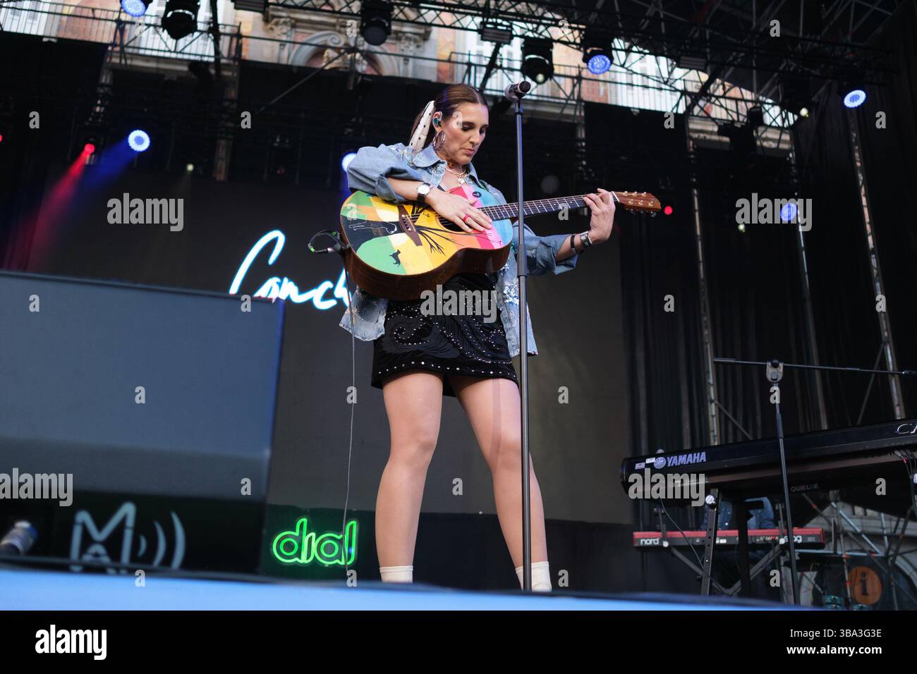 Singer Conchita performs during the VIVE DIAL HOMENAJE A MADRID concert ...