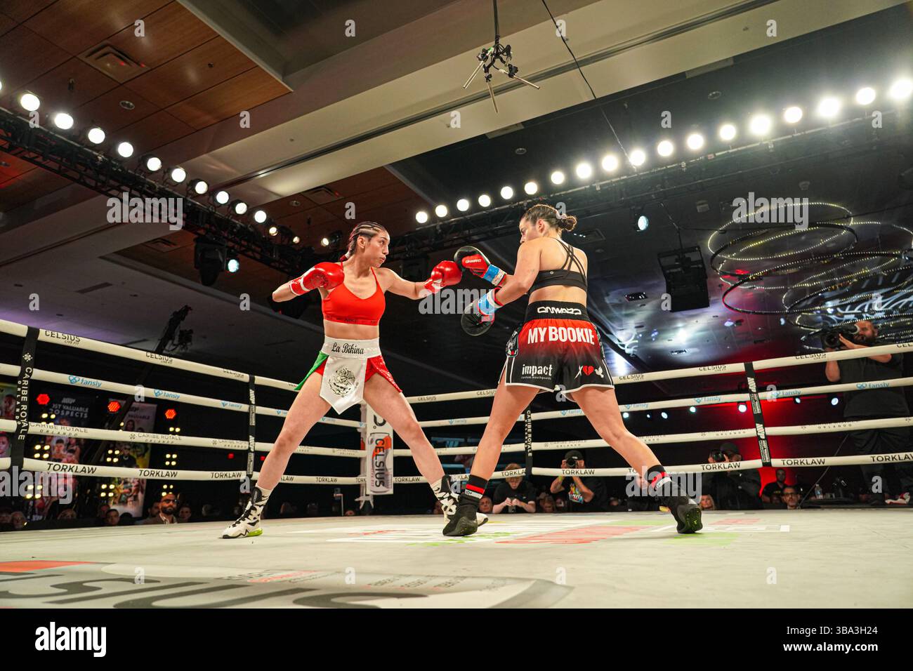 Orlando, Florida, USA, May 9, 2025, Nat "No Love" Dove faces Nayeli ...