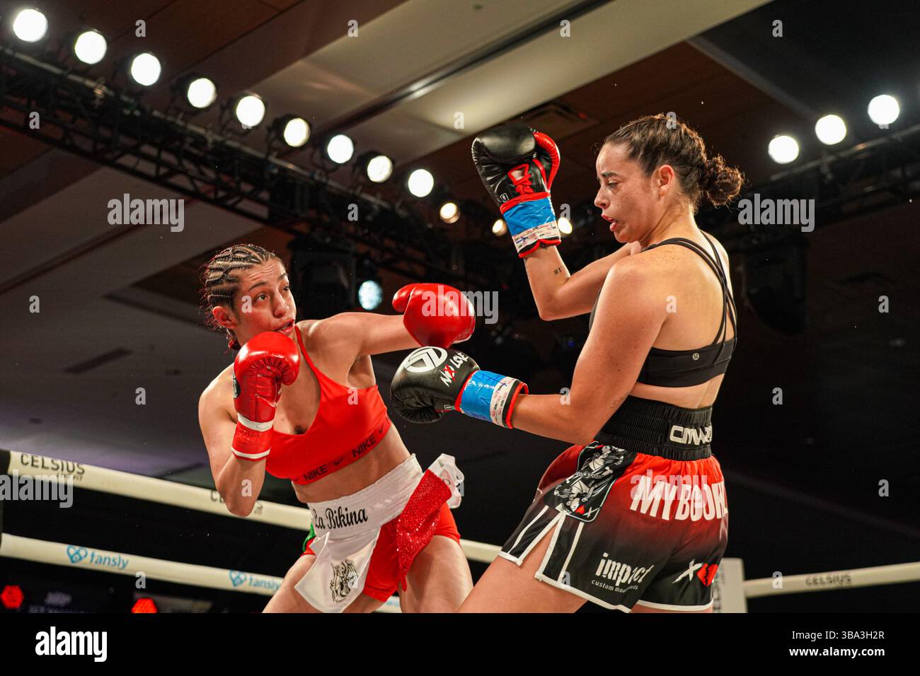 Orlando, Florida, USA, May 9, 2025, Nat "No Love" Dove faces Nayeli ...