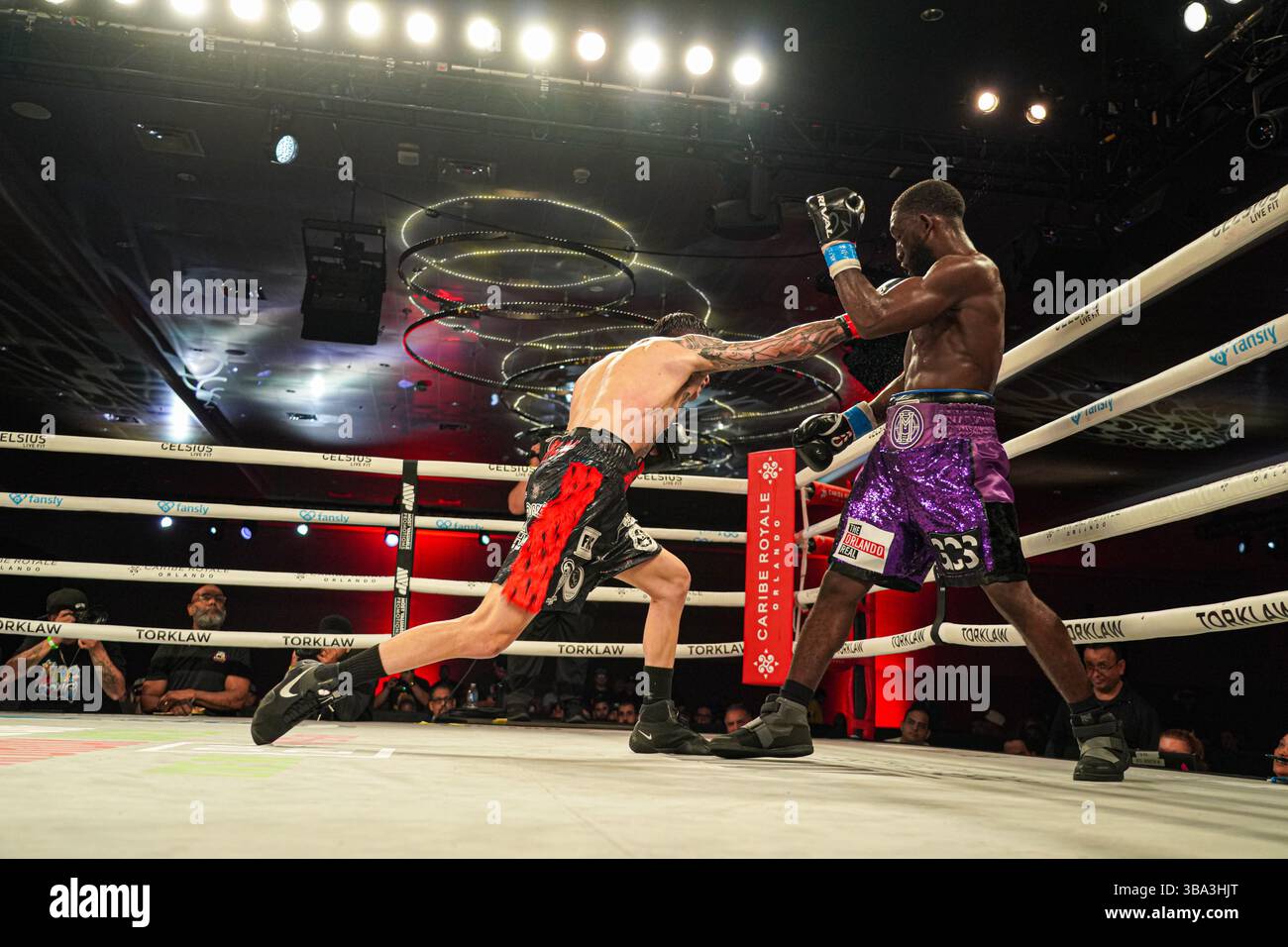 Orlando, Florida, USA, May 9, 2025, Corey Marksman faces Taden Beltran at the Royal Caribe Hotel ...