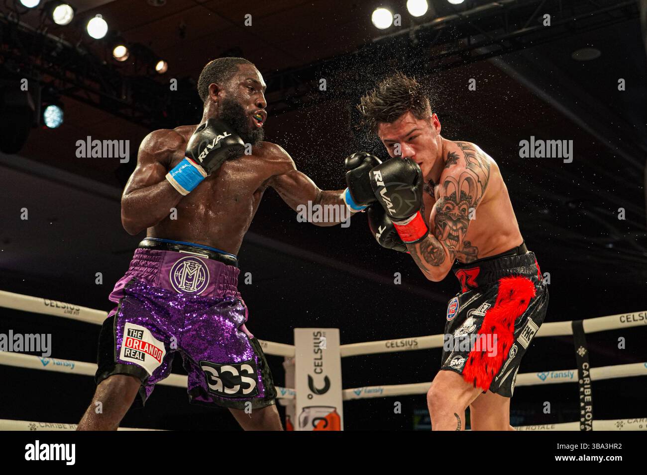 Orlando, Florida, USA, May 9, 2025, Corey Marksman faces Taden Beltran at the Royal Caribe Hotel ...