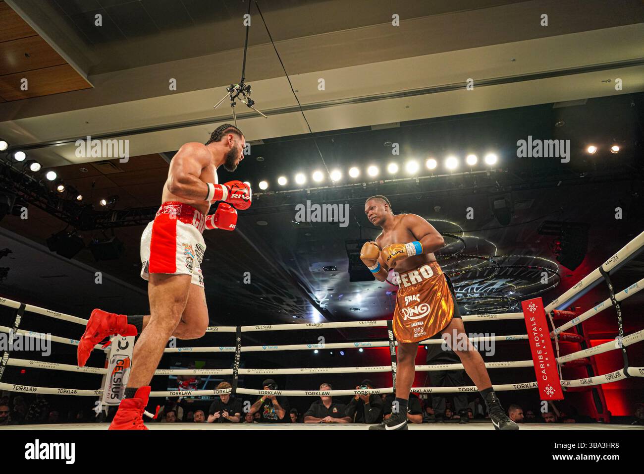 Orlando, Florida, USA, May 9, 2025, Danier Pero faces Cesar Navarro at ...