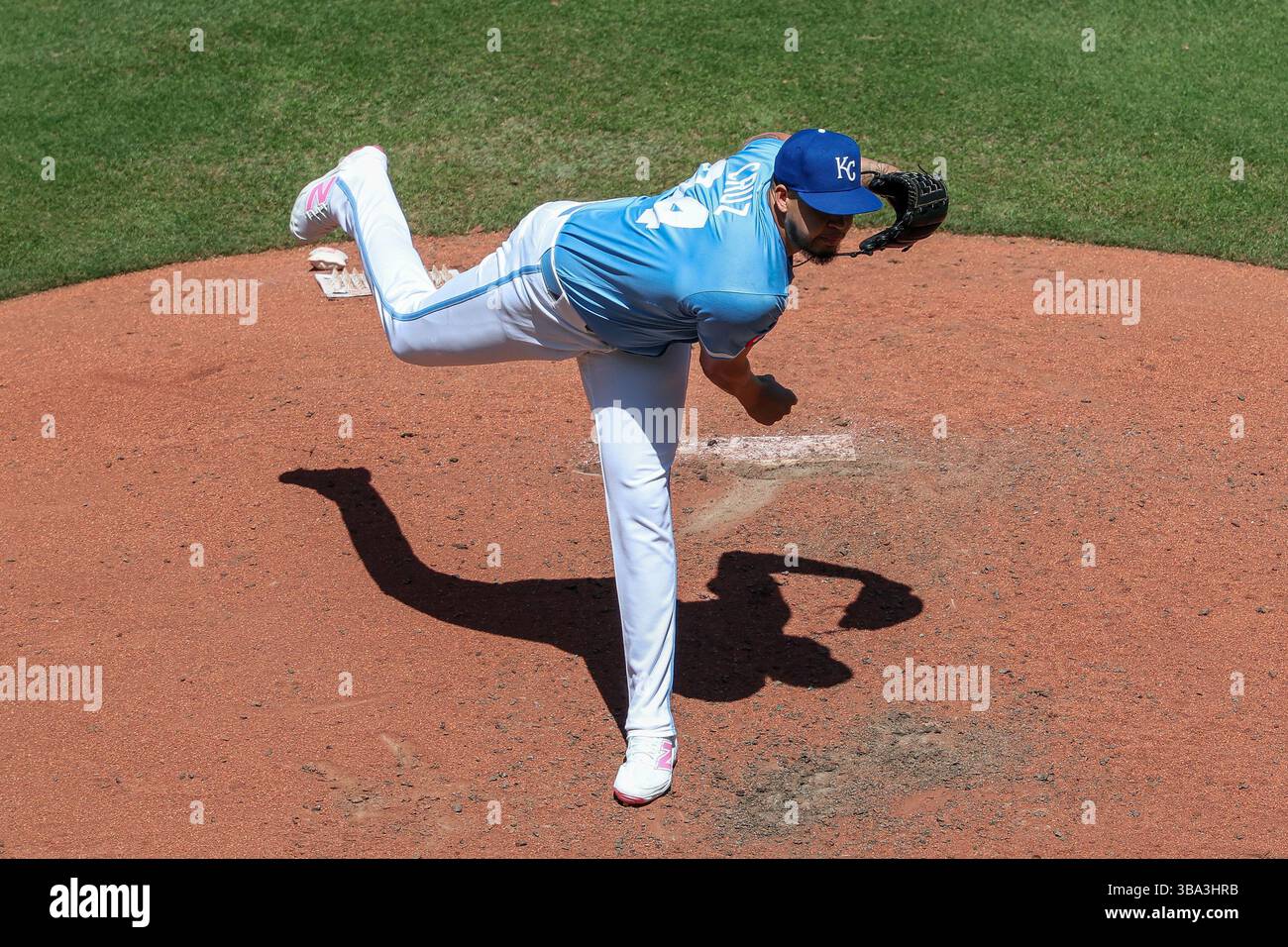 Kansas City, MO, USA. 11th May, 2025. Kansas City Royals relief pitcher ...