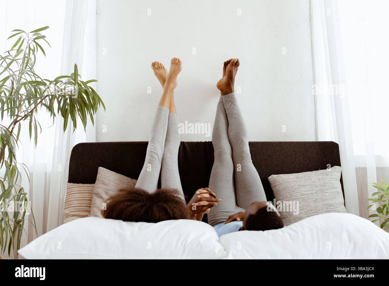 Relaxation, rest and romantic conversation at home during self ...