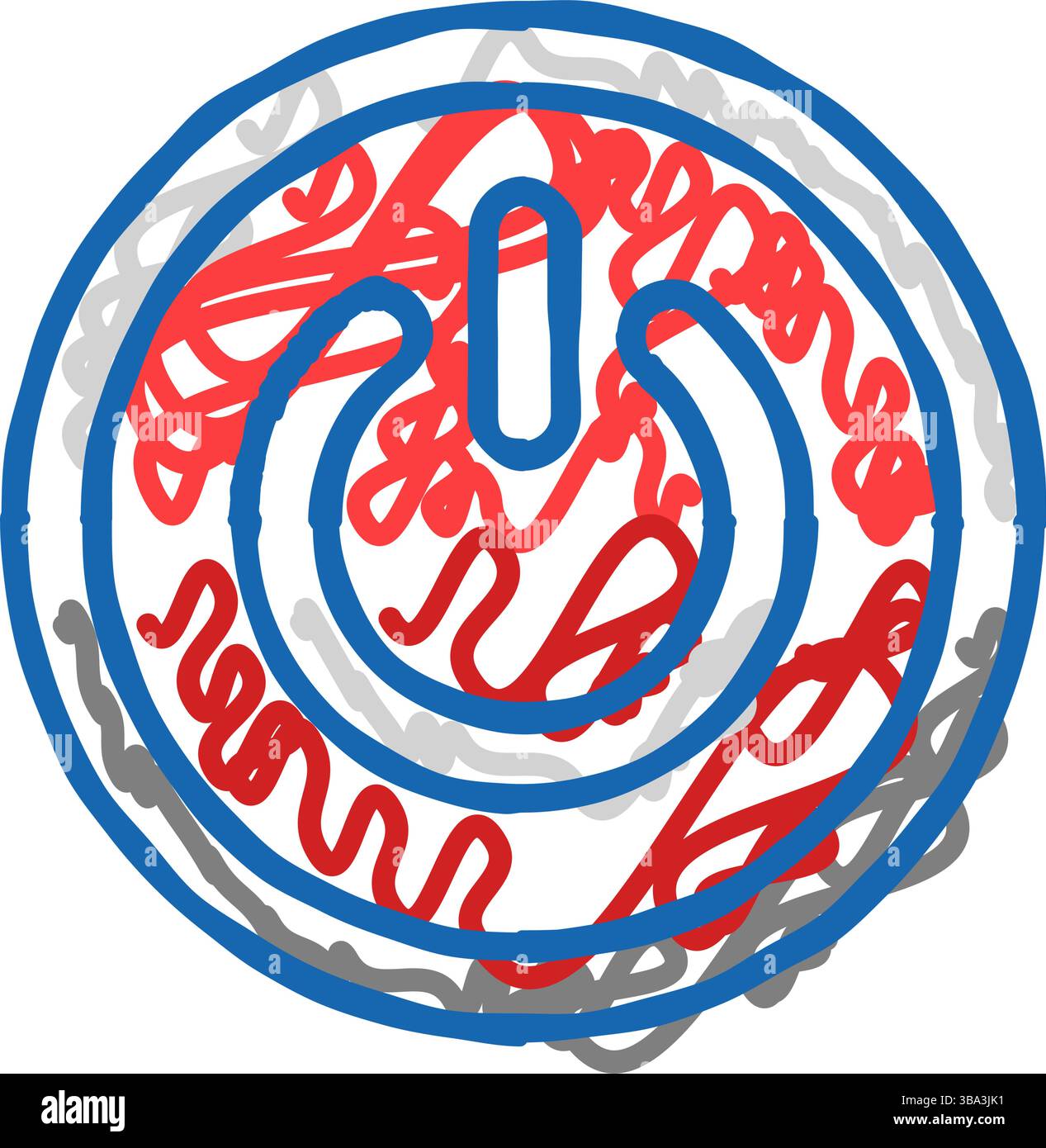 power off icon doodle illustration Stock Vector Image & Art - Alamy