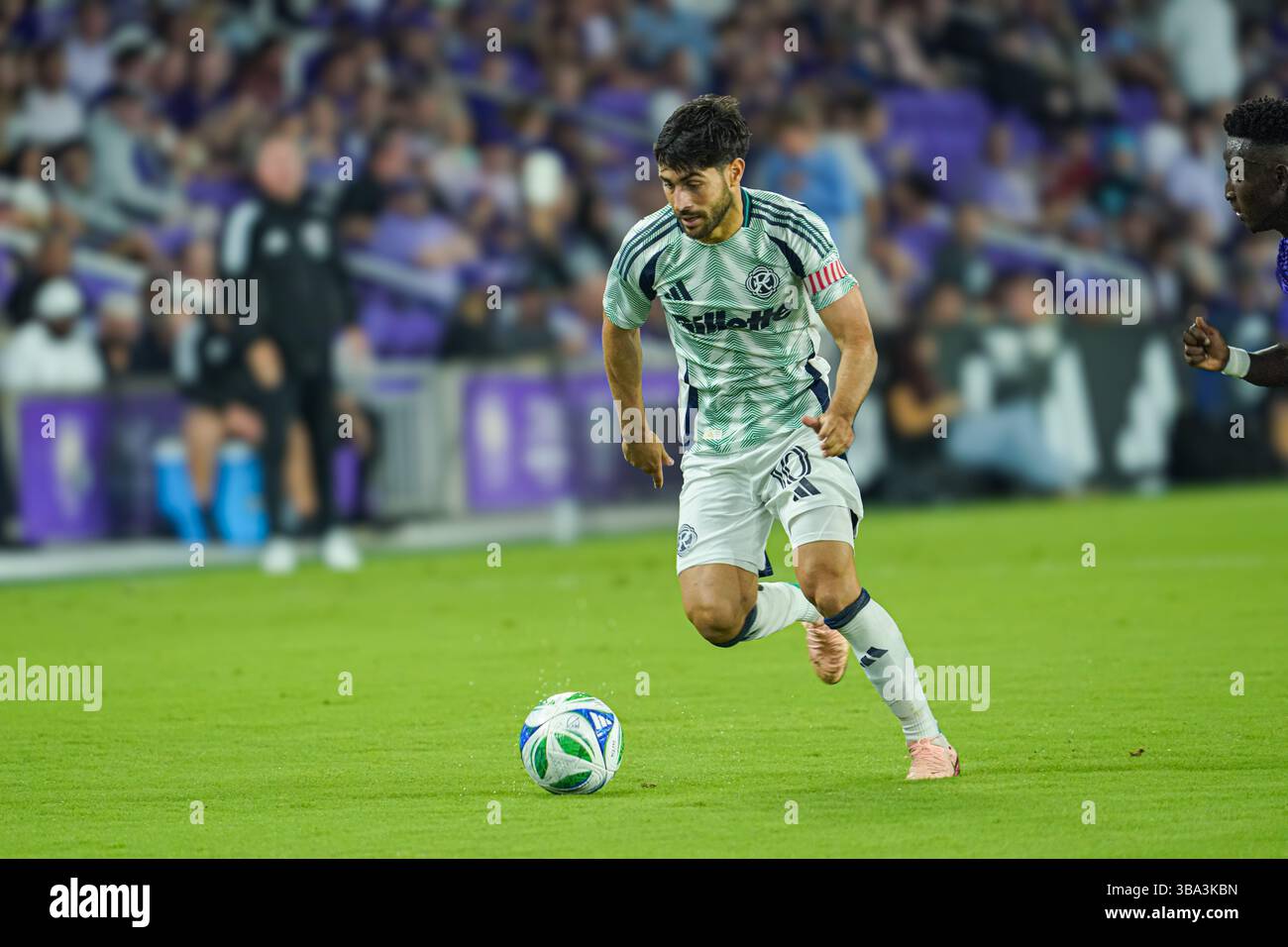 Orlando, Florida, USA, May 10, 2025, New England Revolution player ...