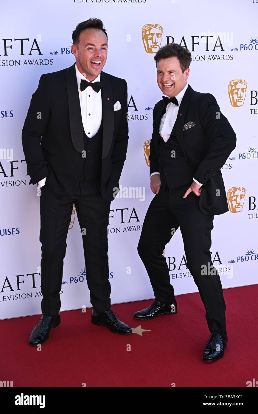 London, UK. May 11th, 2025. Ant McPartlin and Declan Donnelly arriving ...