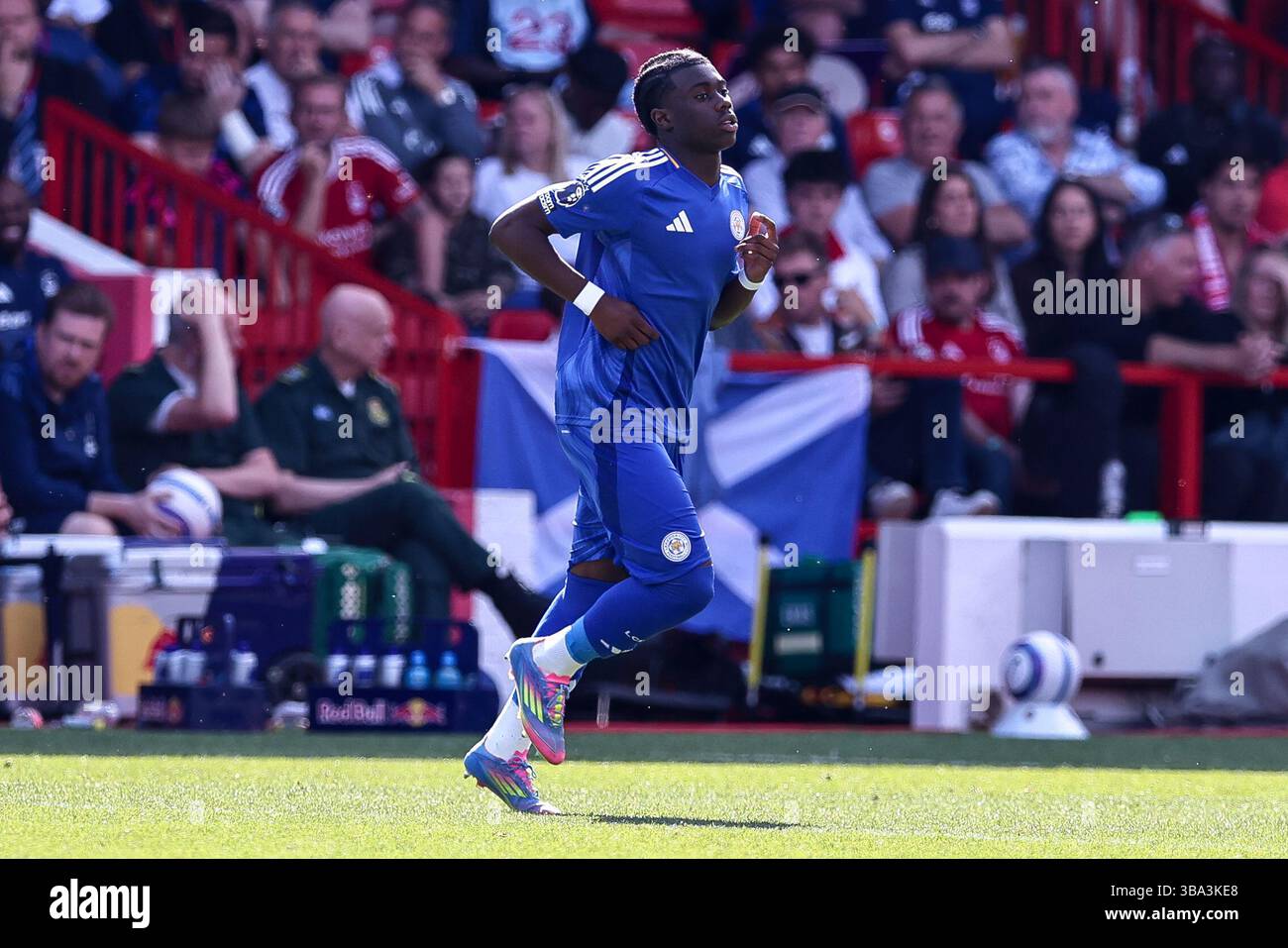 Nottingham, UK. 11 May 2025. Jeremy Monga of Leicester City during the ...