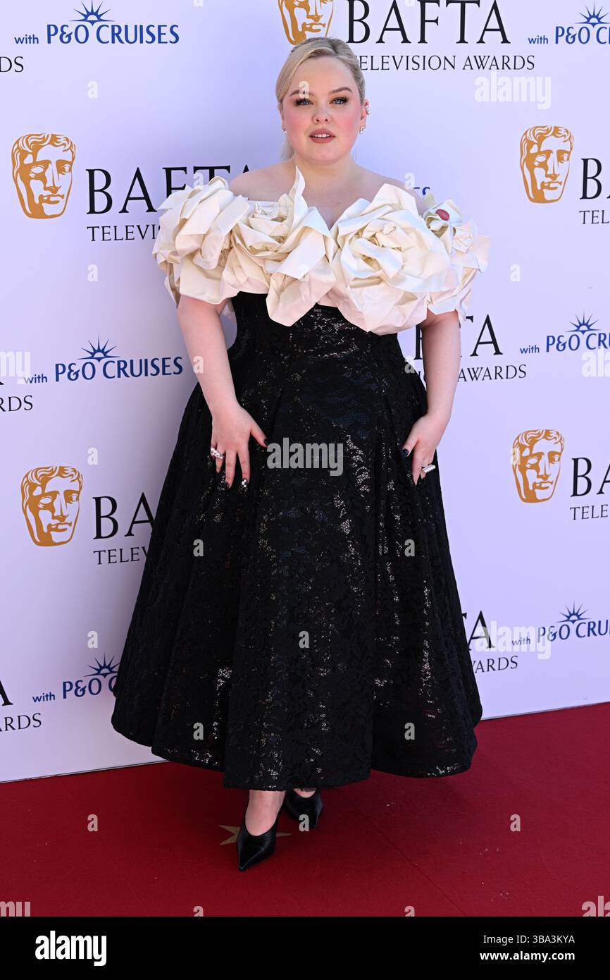 London, UK. May 11th, 2025. Nicola Coughlan arriving at the BAFTA ...