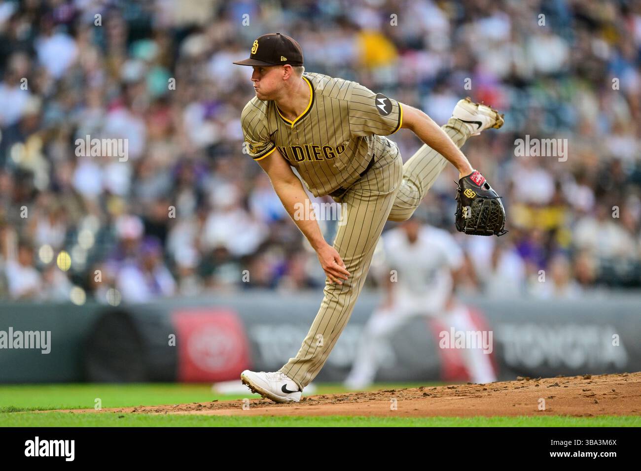 DENVER, CO - MAY 10: San Diego Padres starting pitcher Stephen Kolek ...