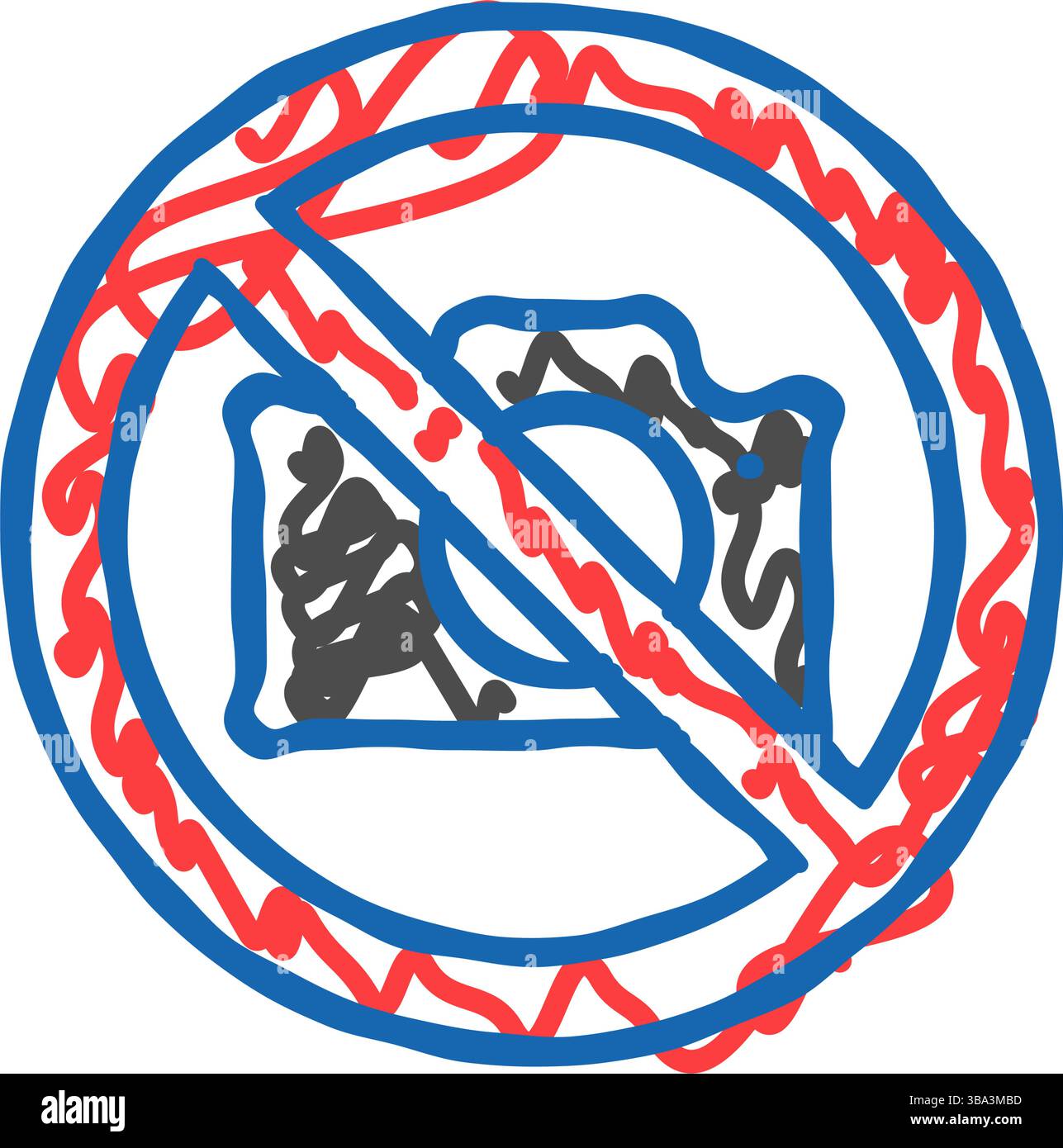 no wi fi icon doodle illustration Stock Vector Image & Art - Alamy