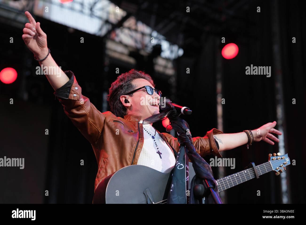 Madrid, Spain. 11th May, 2025. Singer David DeMaría performs during the ...