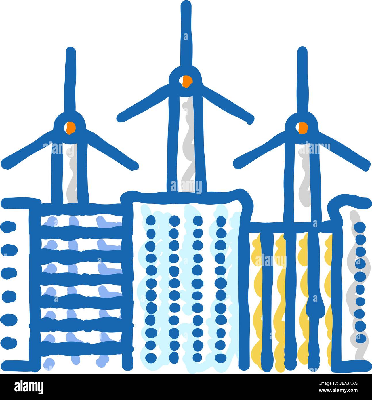smart grid energy icon doodle illustration Stock Vector Image & Art - Alamy