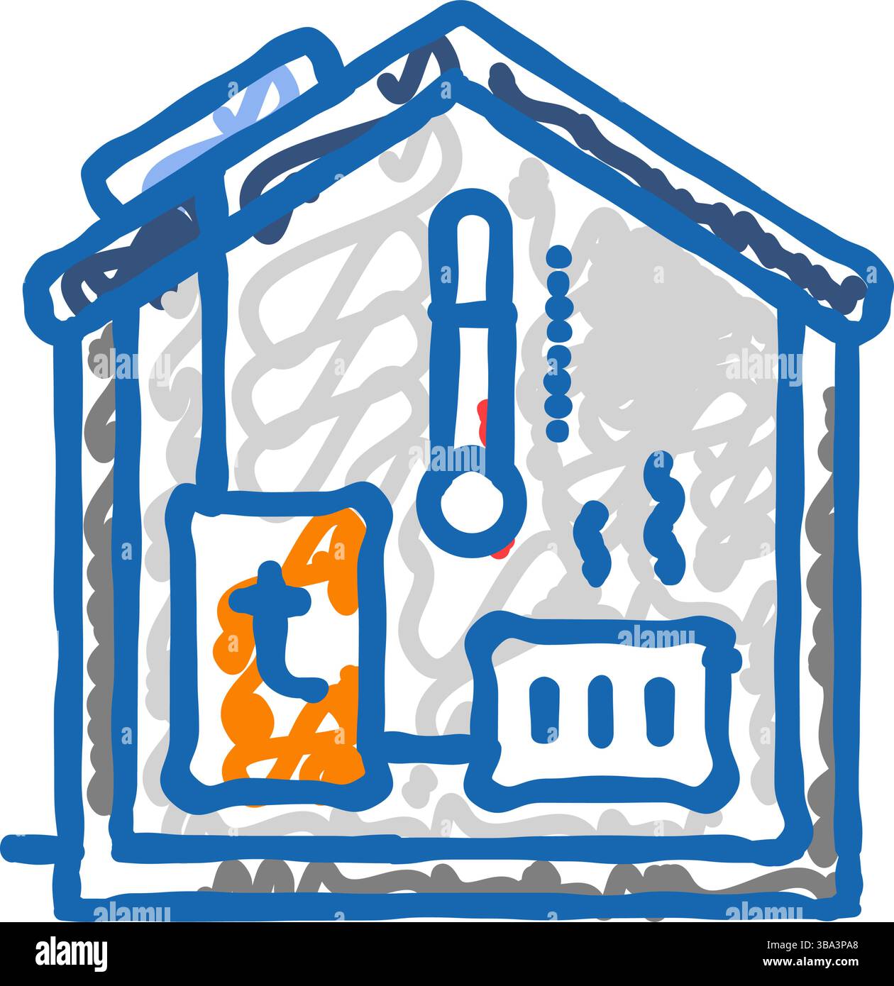 heat storage energy icon doodle illustration Stock Vector Image & Art ...