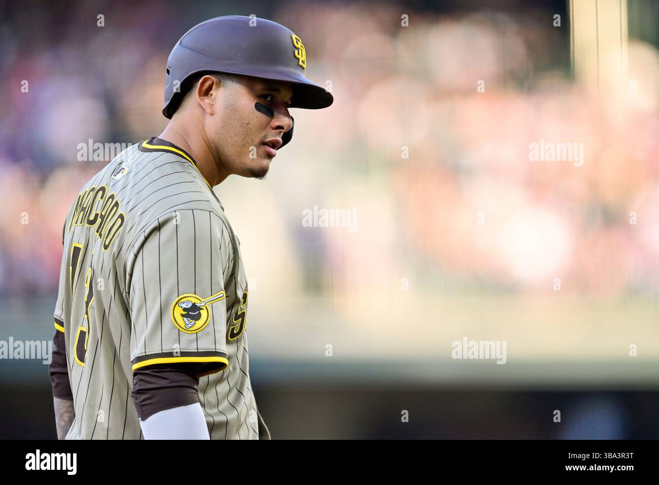 DENVER, CO - MAY 10: San Diego Padres third baseman Manny Machado (13 ...