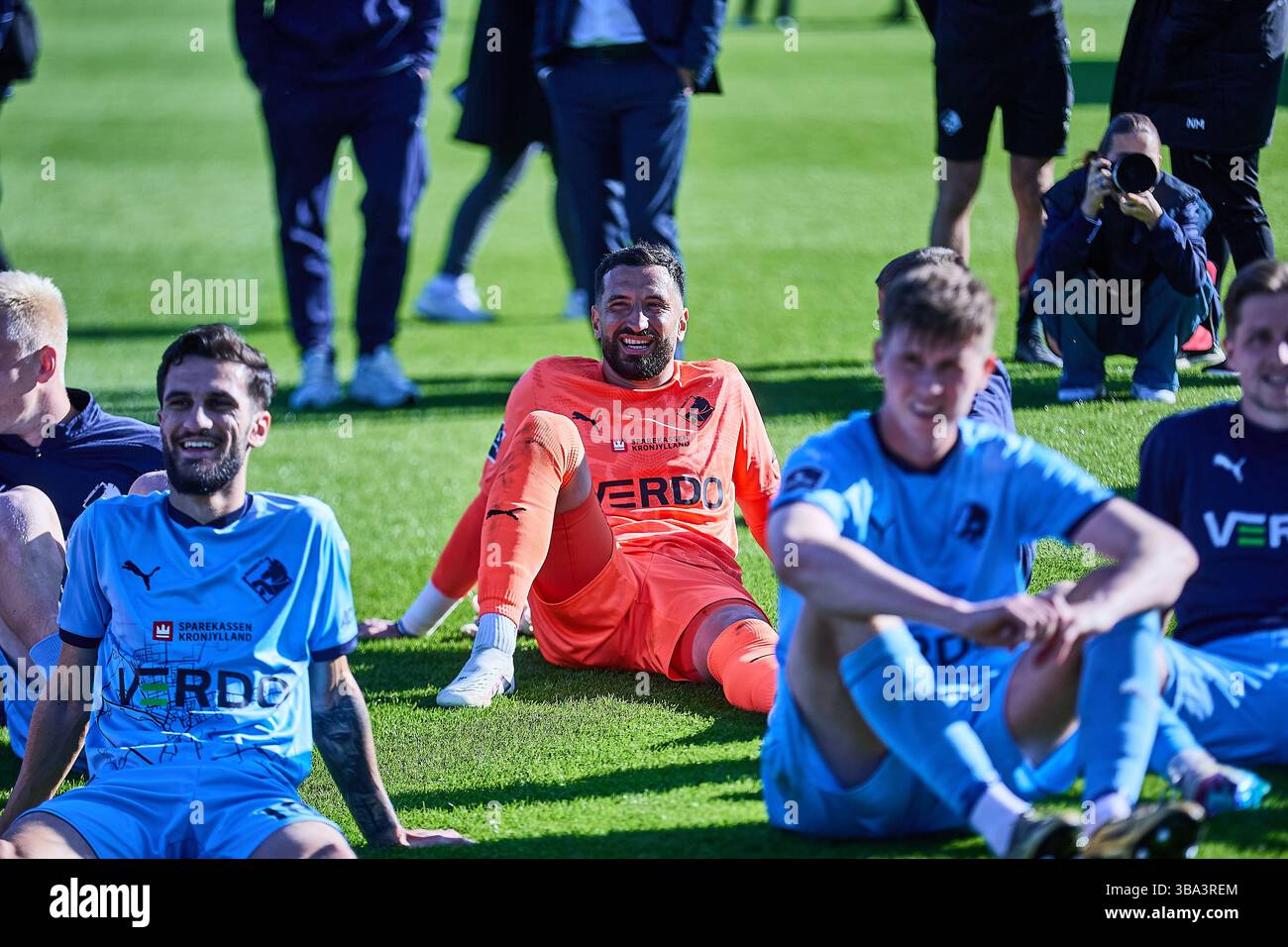 Aarhus, Denmark. 11th May, 2025. Goalkeeper Paul Izzo of Randers FC ...