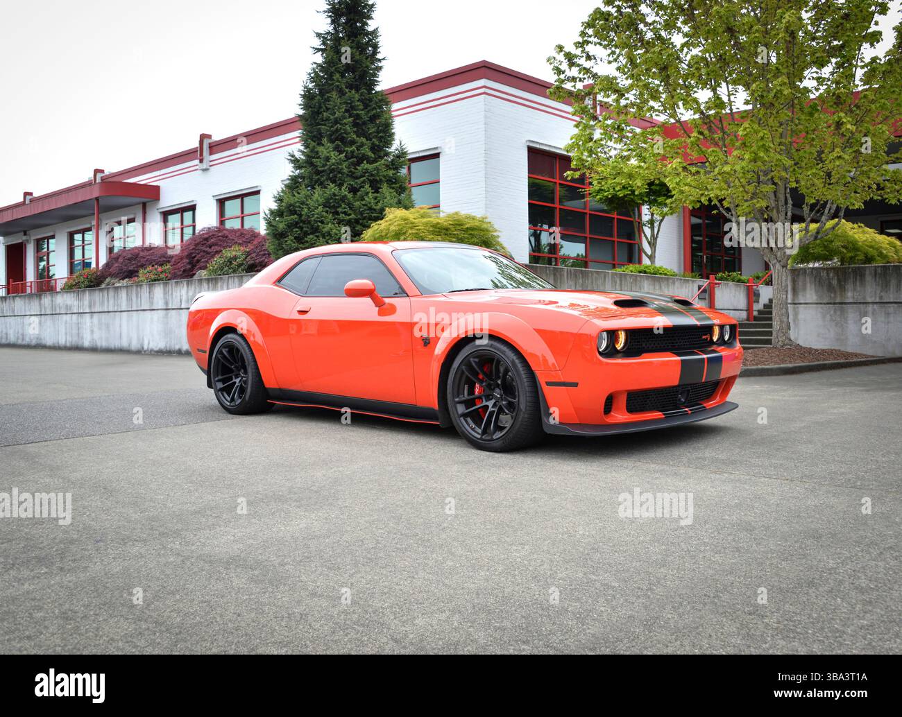 Dodge Challenger SRT Hellcat at car show Stock Photo - Alamy