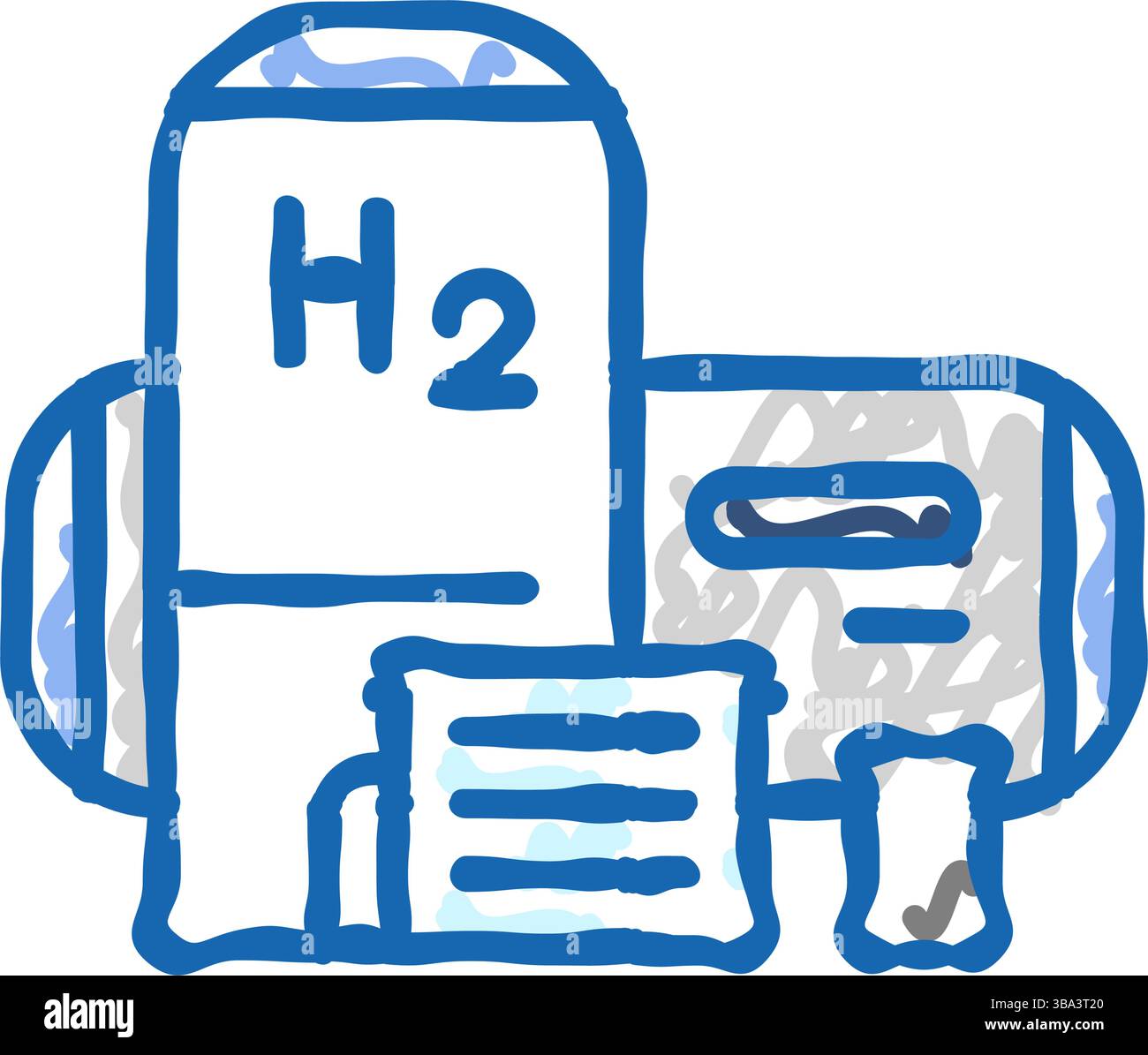 chemical storage energy icon doodle illustration Stock Vector Image ...