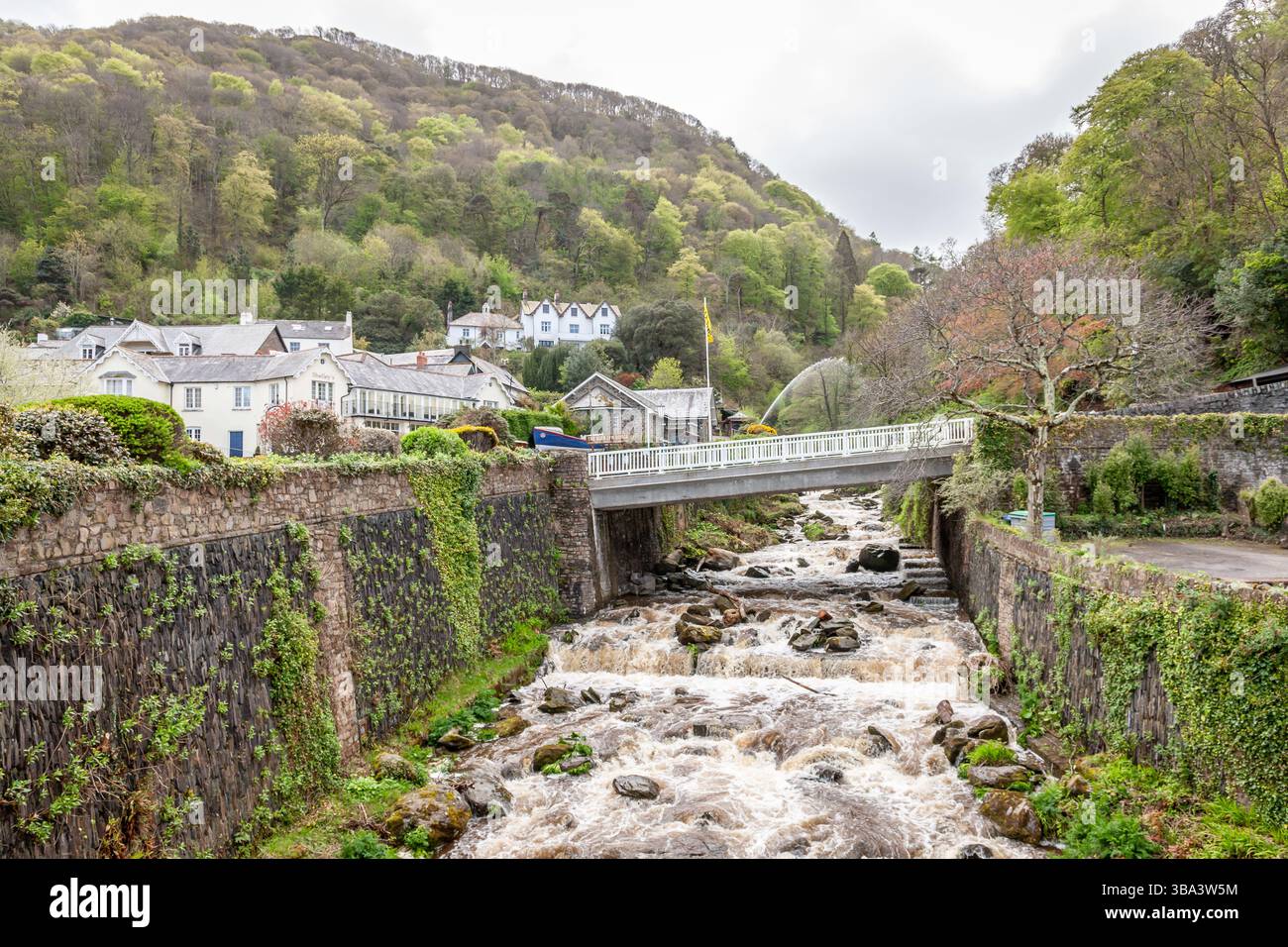 West Lyn River, Lynmouth, Devon, England, UK Stock Photo - Alamy