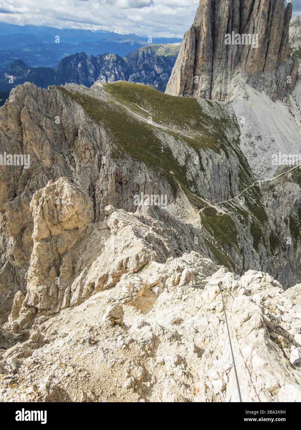 Climbing on the Rotwand and Masare via ferrata in the rose garden in ...