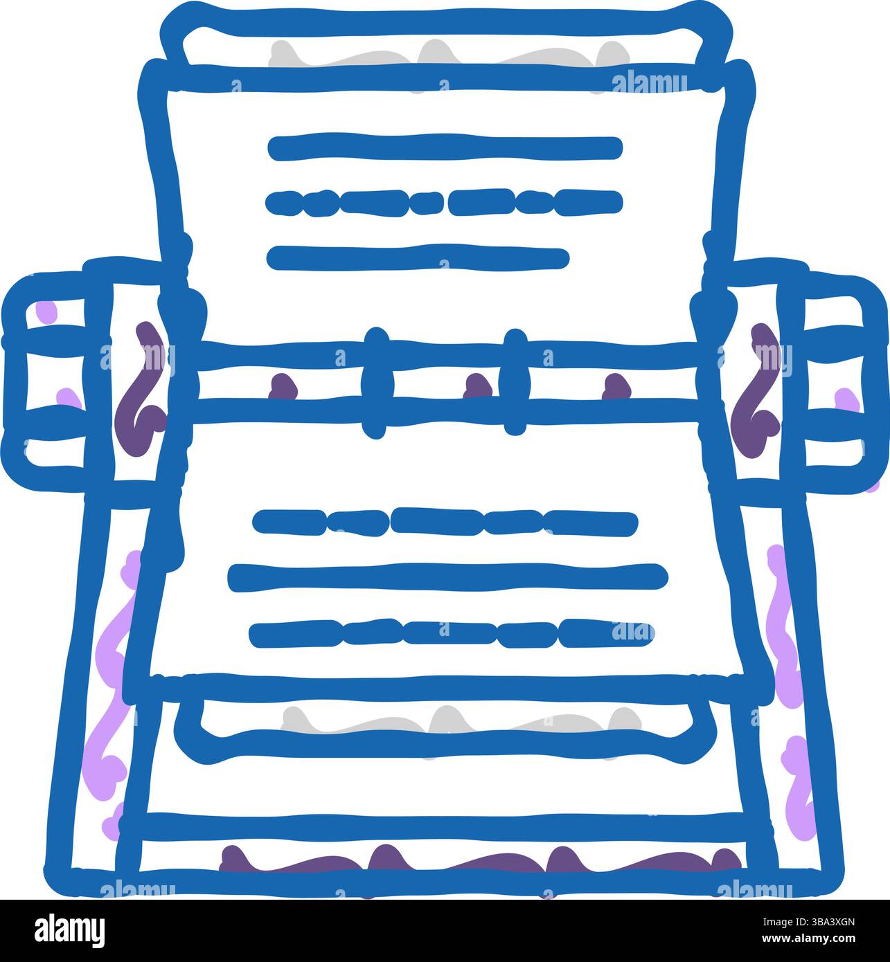 rolodex list icon doodle illustration Stock Vector Image & Art - Alamy