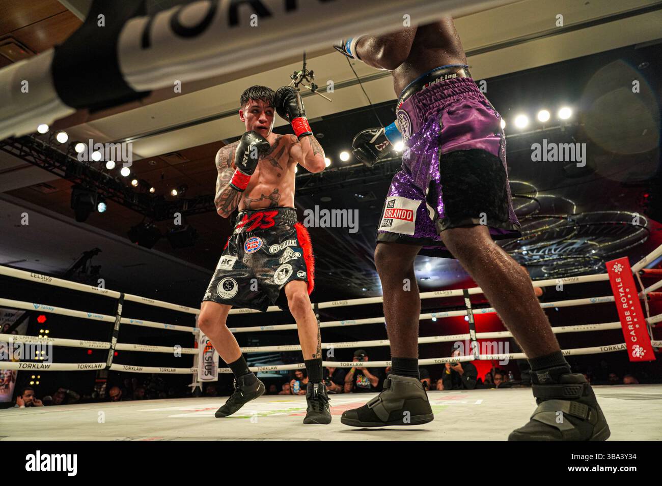 Orlando, Florida, USA, May 9, 2025, Corey Marksman faces Taden Beltran at the Royal Caribe Hotel ...