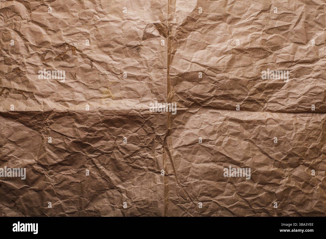 Set of textures of crumpled craft paper Stock Photo - Alamy