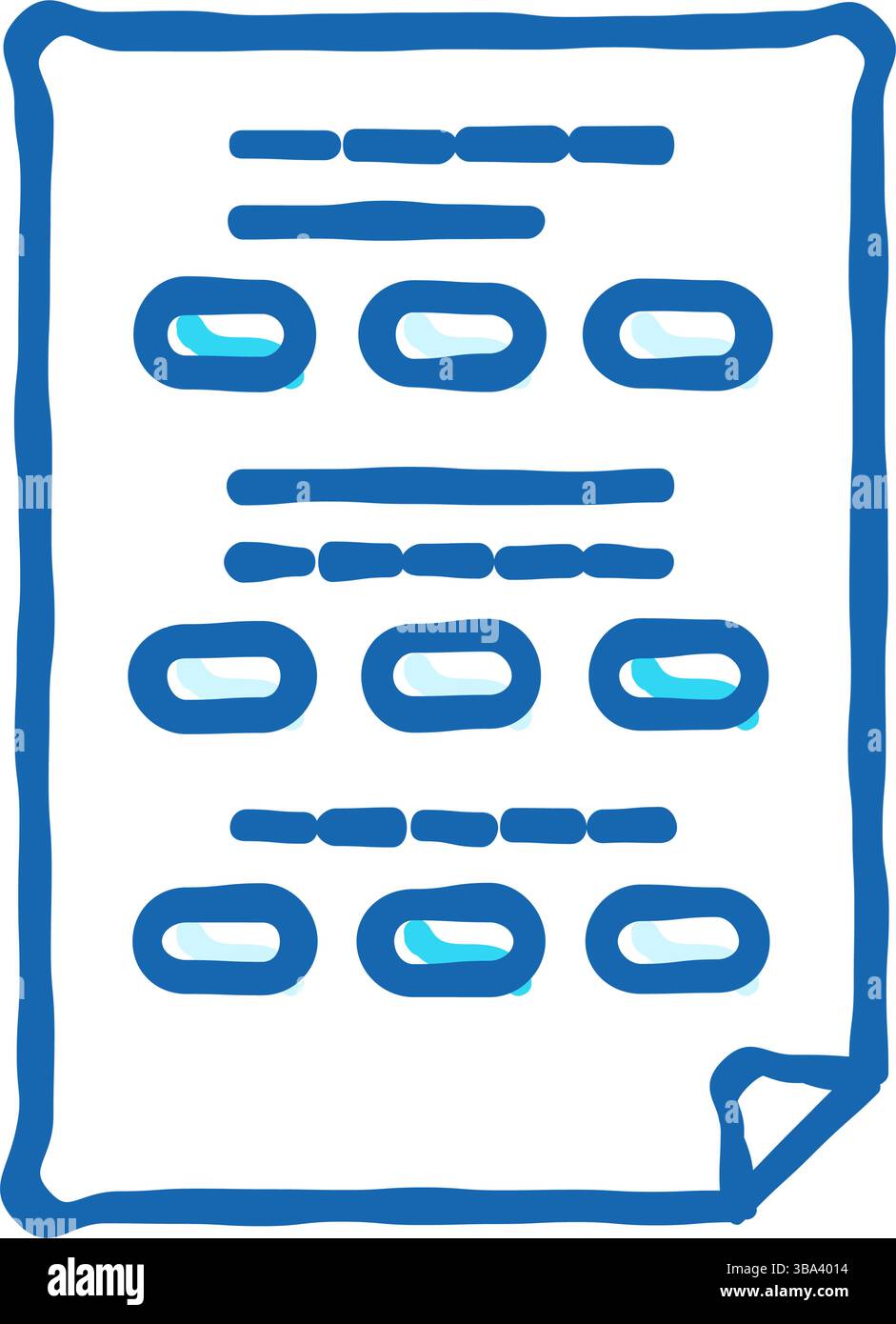 choice list icon doodle illustration Stock Vector Image & Art - Alamy