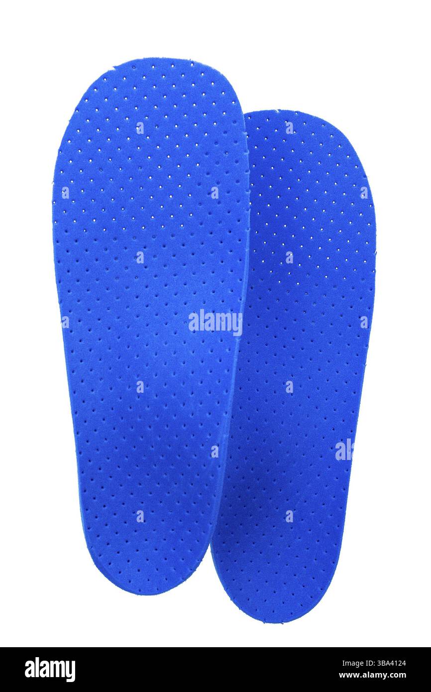 Orthotics on a white background. Insert in shoes to support the foot ...