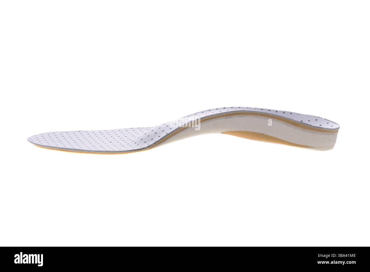 Orthotics on a white background. Insert in shoes to support the foot ...