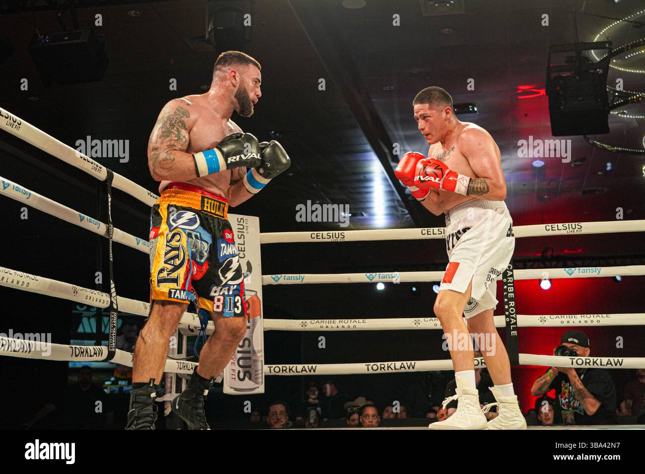 Orlando, Florida, USA, May 9, 2025, Ariel Perez faces Mario Bedolla at ...