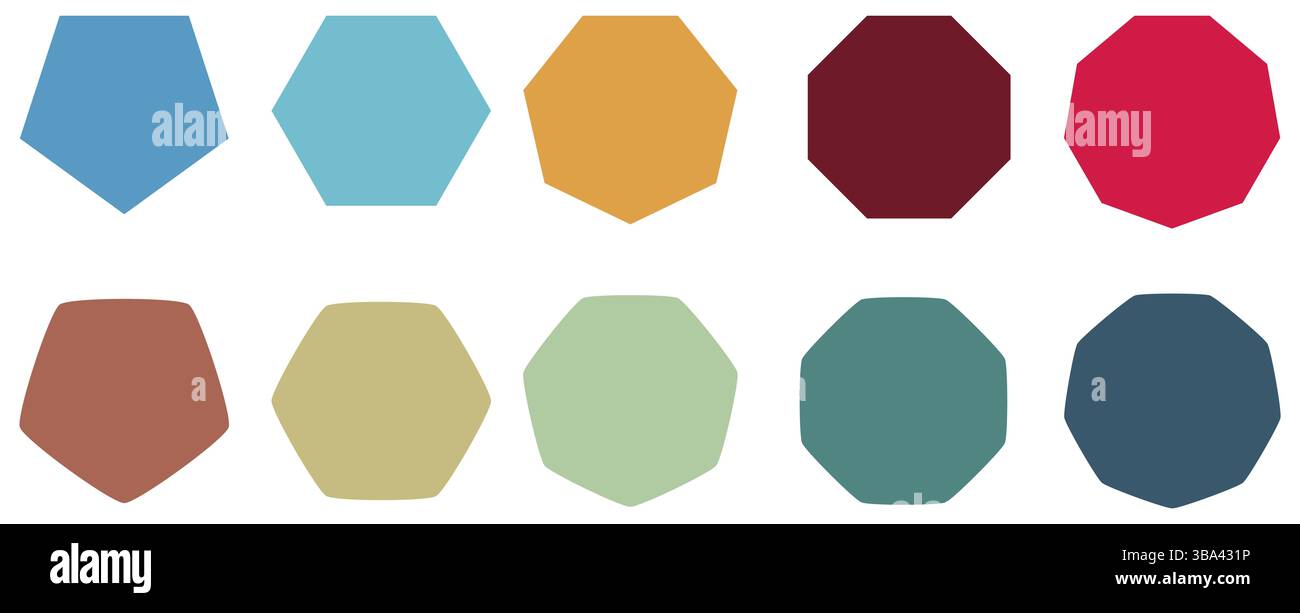 Heptagon symbol hi-res stock photography and images - Alamy