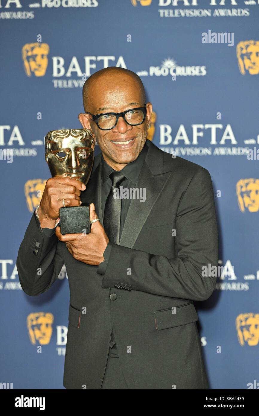 London, UK. 11th May, 2025. Lennie James poses with the Leading Actor ...